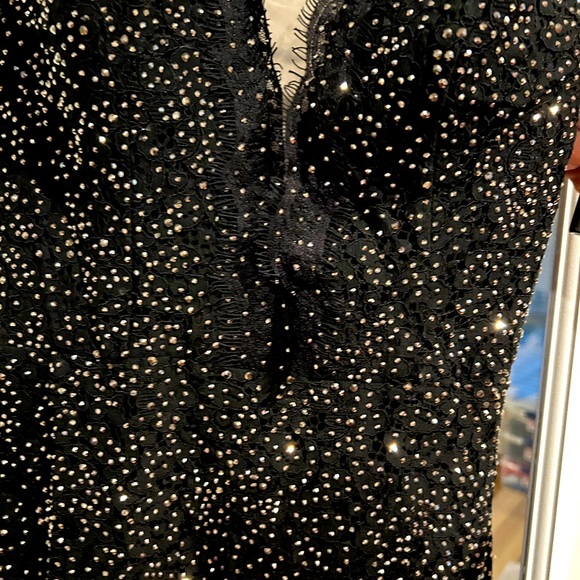 Berlinnova | Dresses | Black Rhinestone Prom Dress | Poshmark